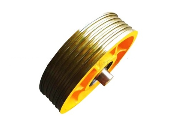 Iron elevator deflector sheave – First Step Elevators